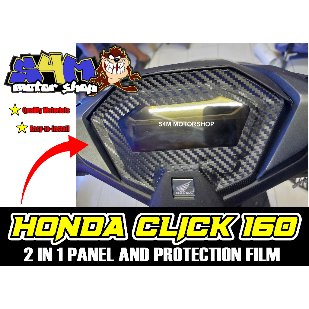 HONDA CLICK 160 2in1 Panel and Gauge Protection ^Anti-Scratch^ | Shopee ...