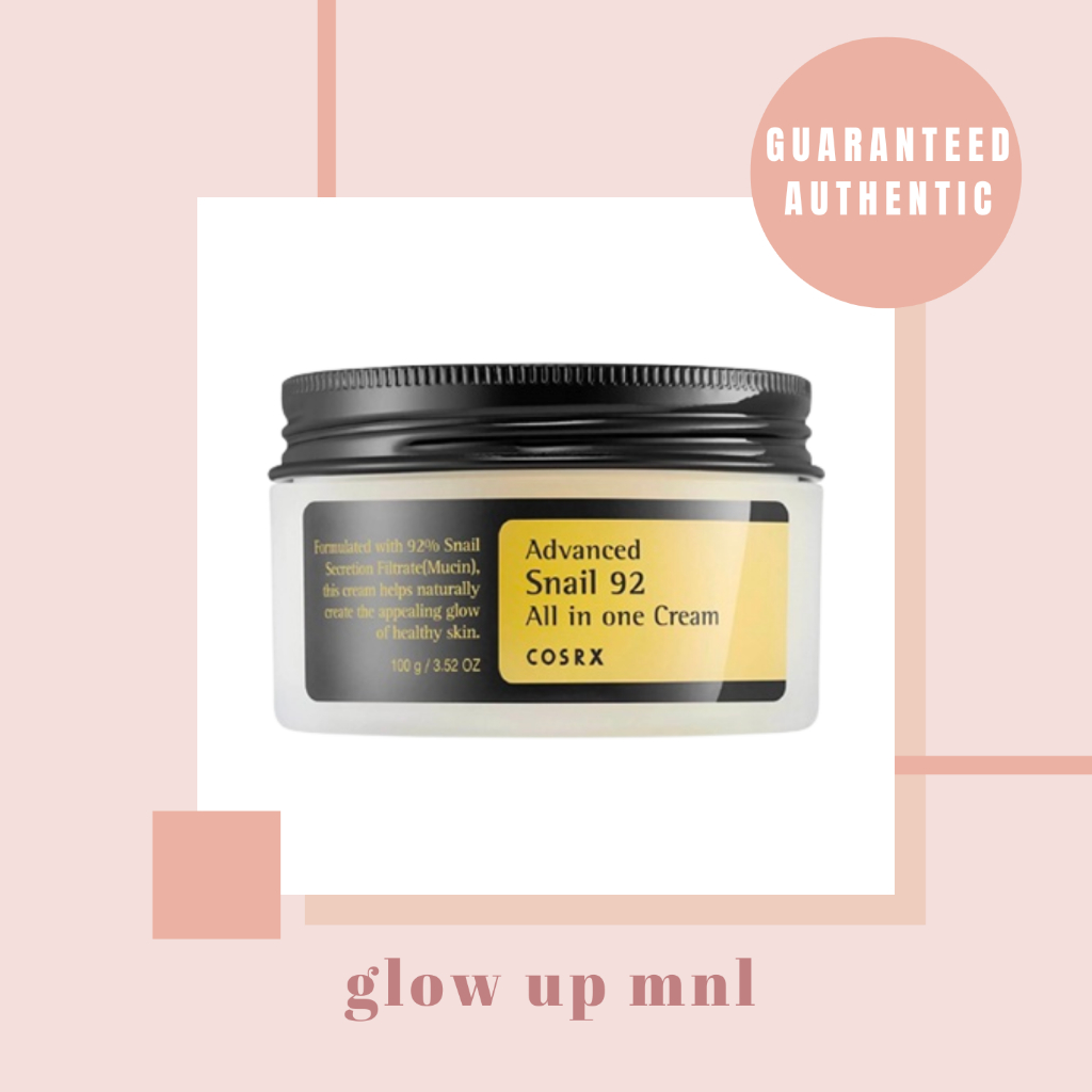 COSRX Advanced Snail 92 All in One Cream 100g (Jar) | Shopee Philippines