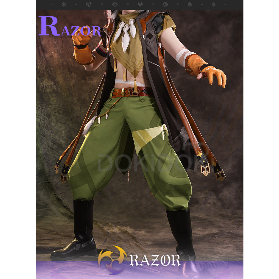 Razor Cosplay Game Genshin Impact Cosplay Costume Genshin Impact Game ...