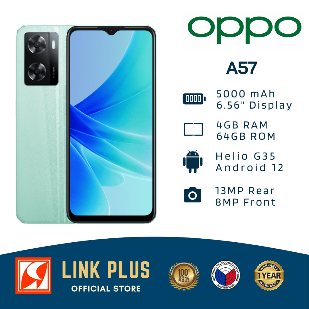 Oppo A57 4GB RAM + 64GB ROM (Original and Sealed) | Shopee Philippines