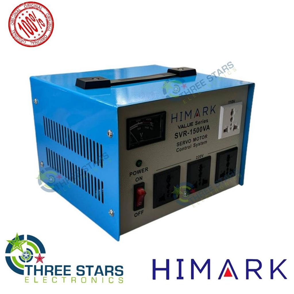 Himark AVR Automatic Voltage Regulator 1500watts SVR-1500VA Servo Type ...