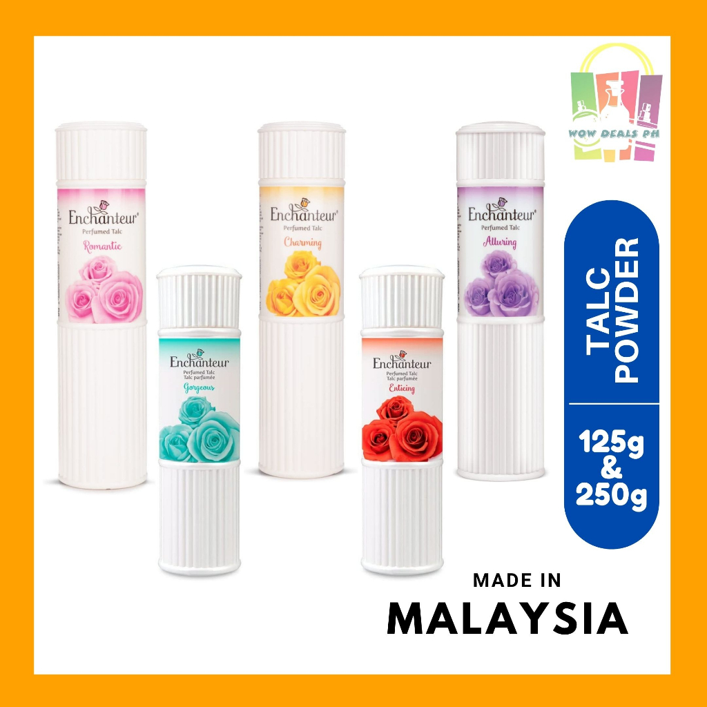 Enchanteur Perfumed Talc Powder 125G & 250G Imported from Dubai,UAE ...
