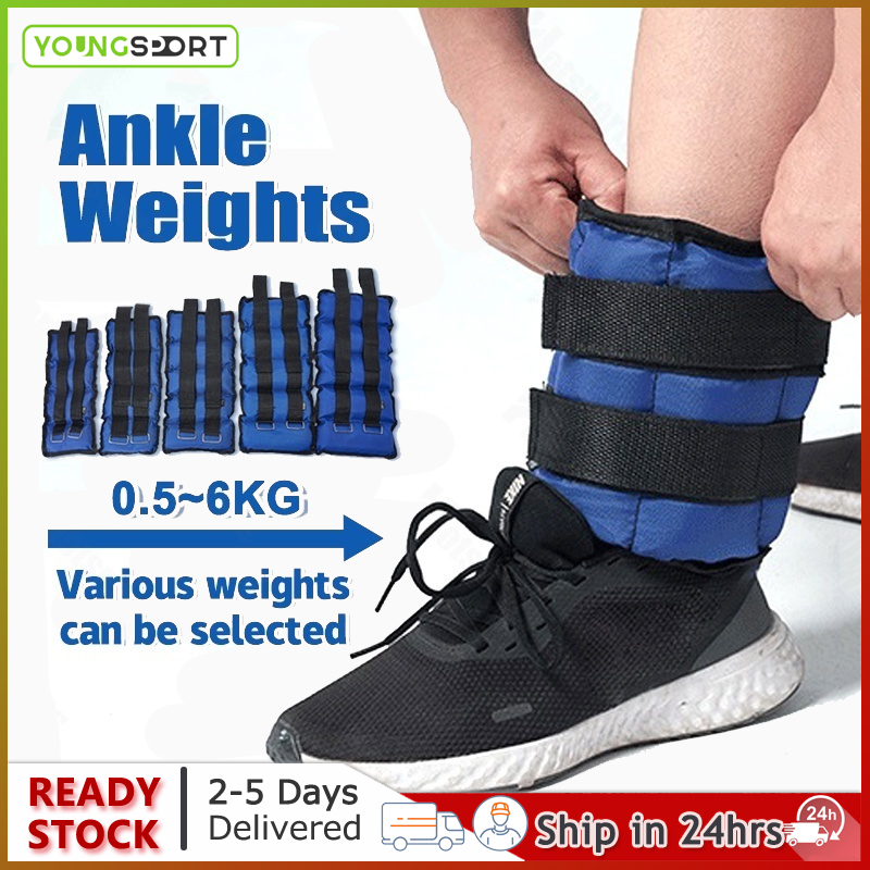 Adjustable Wrist and Ankle Weight Bearing Sandbag 1KG-6KG Weights For ...