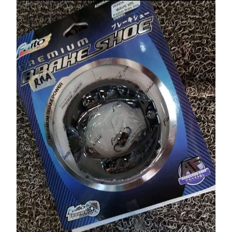 Brake shoe for Wave125/xrm110, Mio/Aerox/Wave alpha old (faito ...