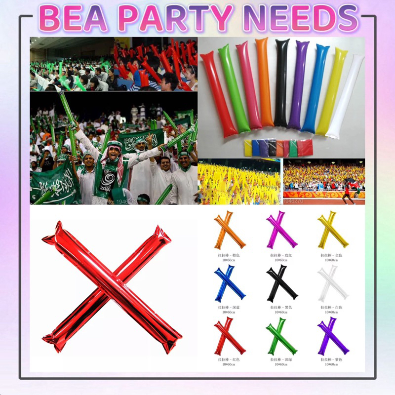 2pcs Balloon Clapper Metallic Pong Pong Sticks Sporting Events ...