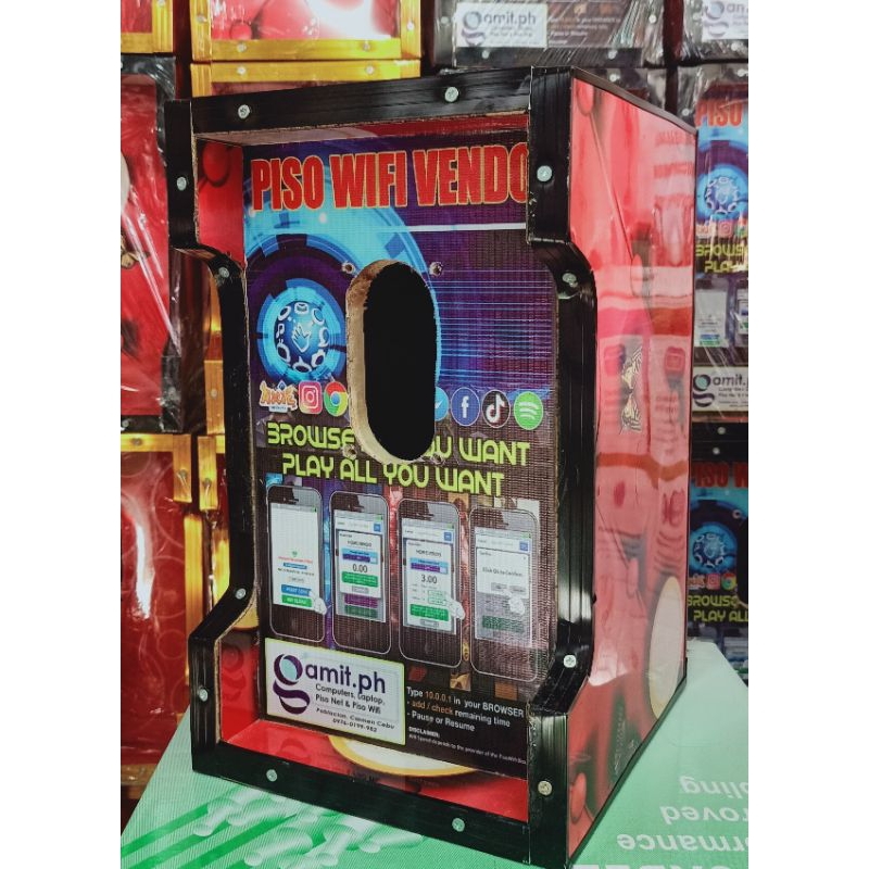 Wifi Vendo Box Casing Formica Finish Quality Box With Lining/ moulding ...