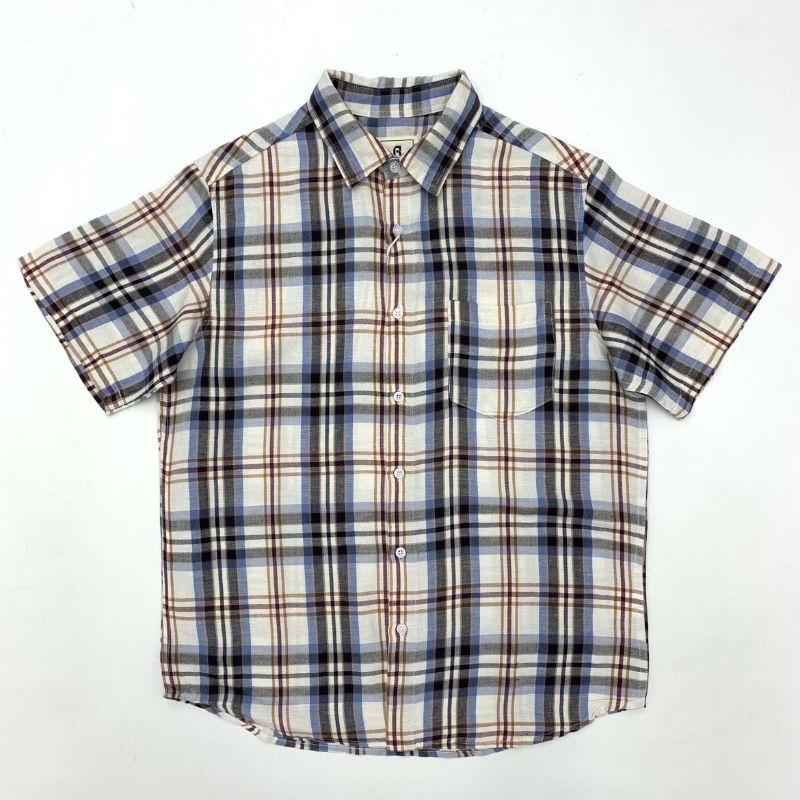 #1951 japanese style polo mens polo checkered for size 30-34 | Shopee ...