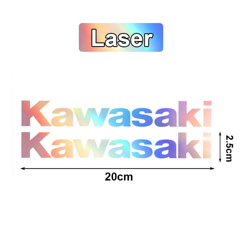 Motorcycle Sticker Waterproof Reflective Pull Flower For Kawasaki ...