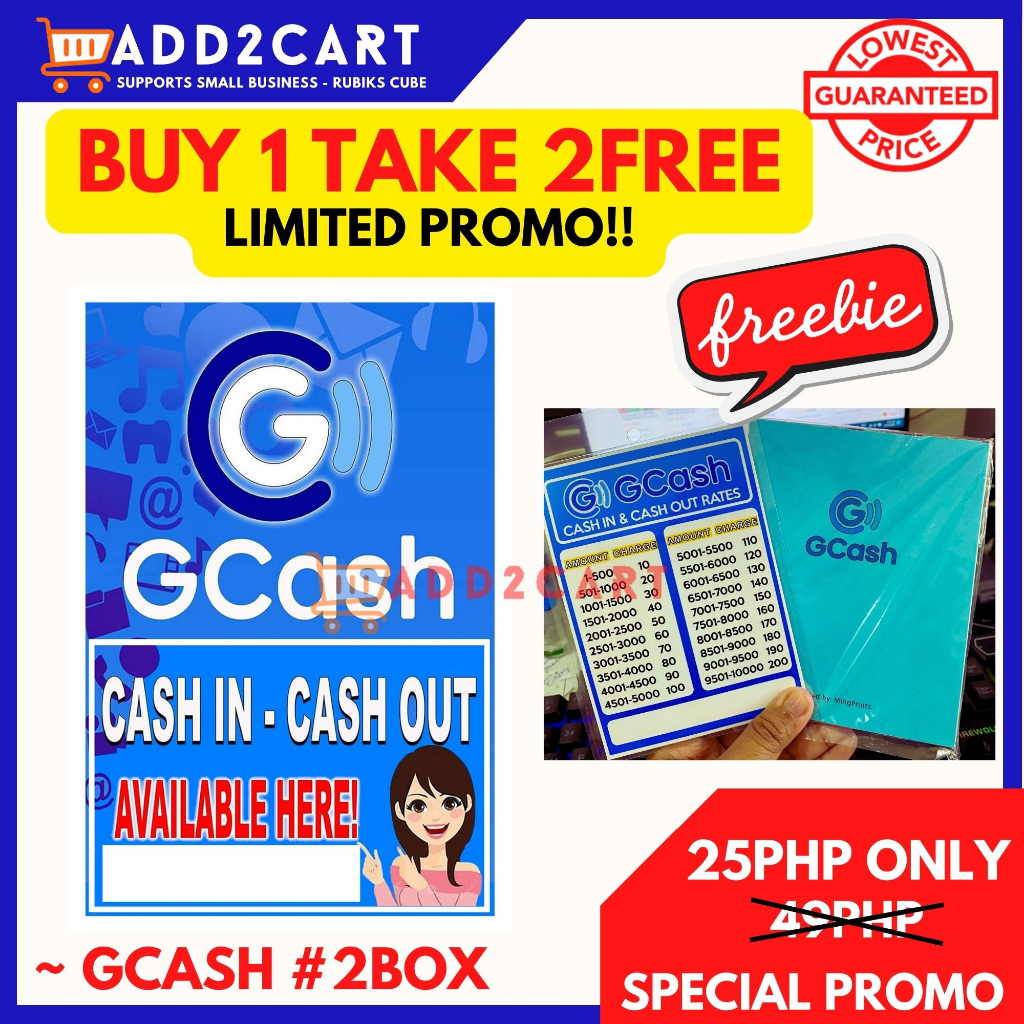 GCASH Tarp #2 Design Tarpaulin Affordable High Quality (NON-CUSTOMIZED) RC | Shopee Philippines