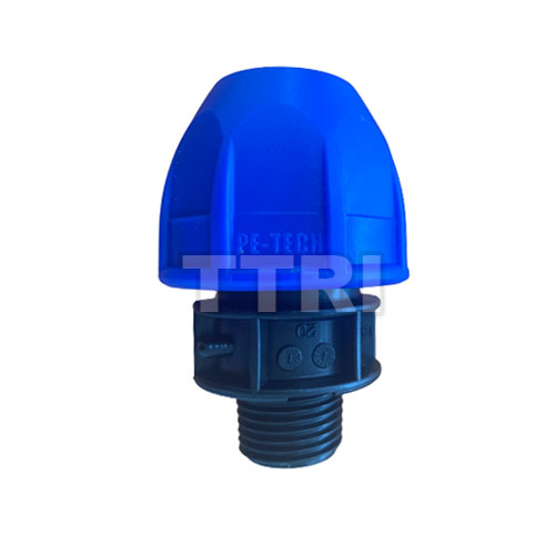 PE COMPRESSION FITTINGS PN16 MALE THREAD ADAPTOR ( 20mm X 1/2 ...
