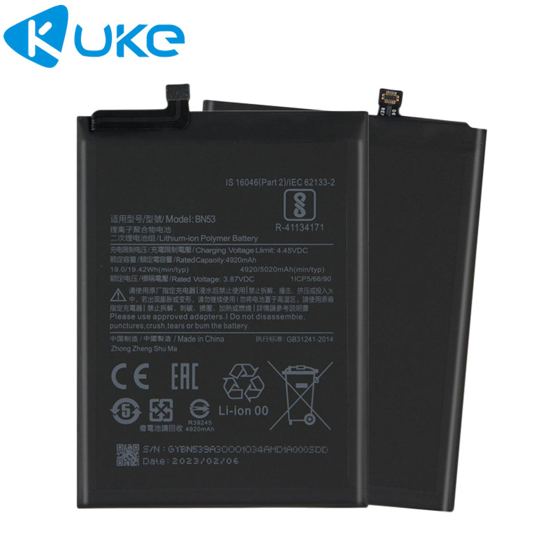KUKE Battery BN53 For Redmi Note 9 Pro , 9S, Note 10 Pro | Shopee ...