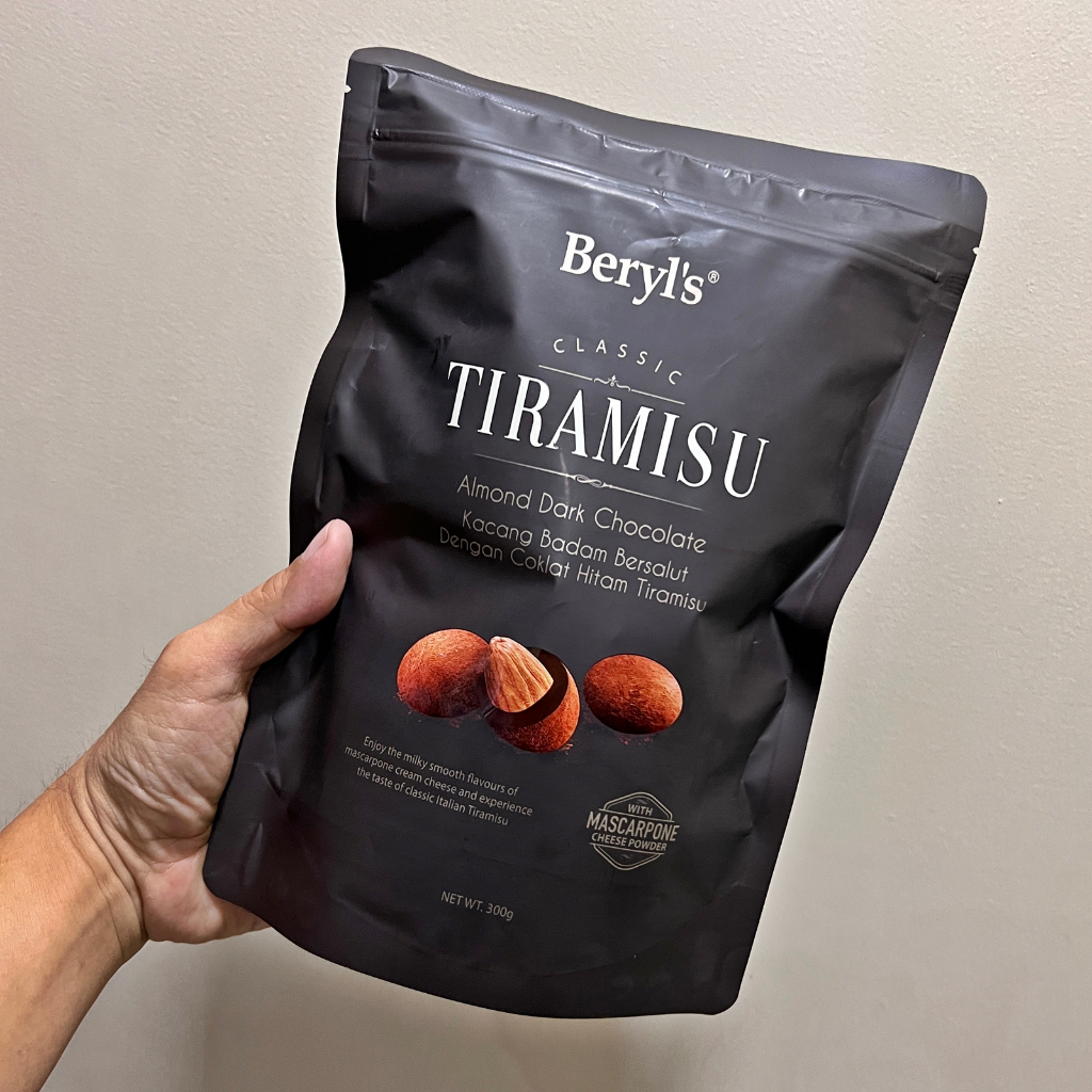 Beryl's Classic Tiramisu Almond Dark Chocolate (300g) | Shopee Philippines