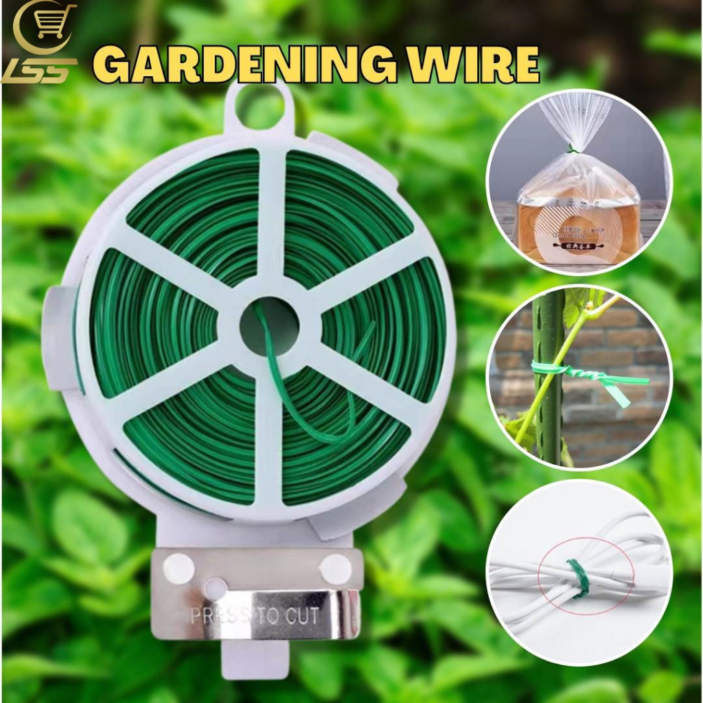 Efeq 1PC Gardening Wire Multipurpose Binding Wire Plant Tie Plastic ...