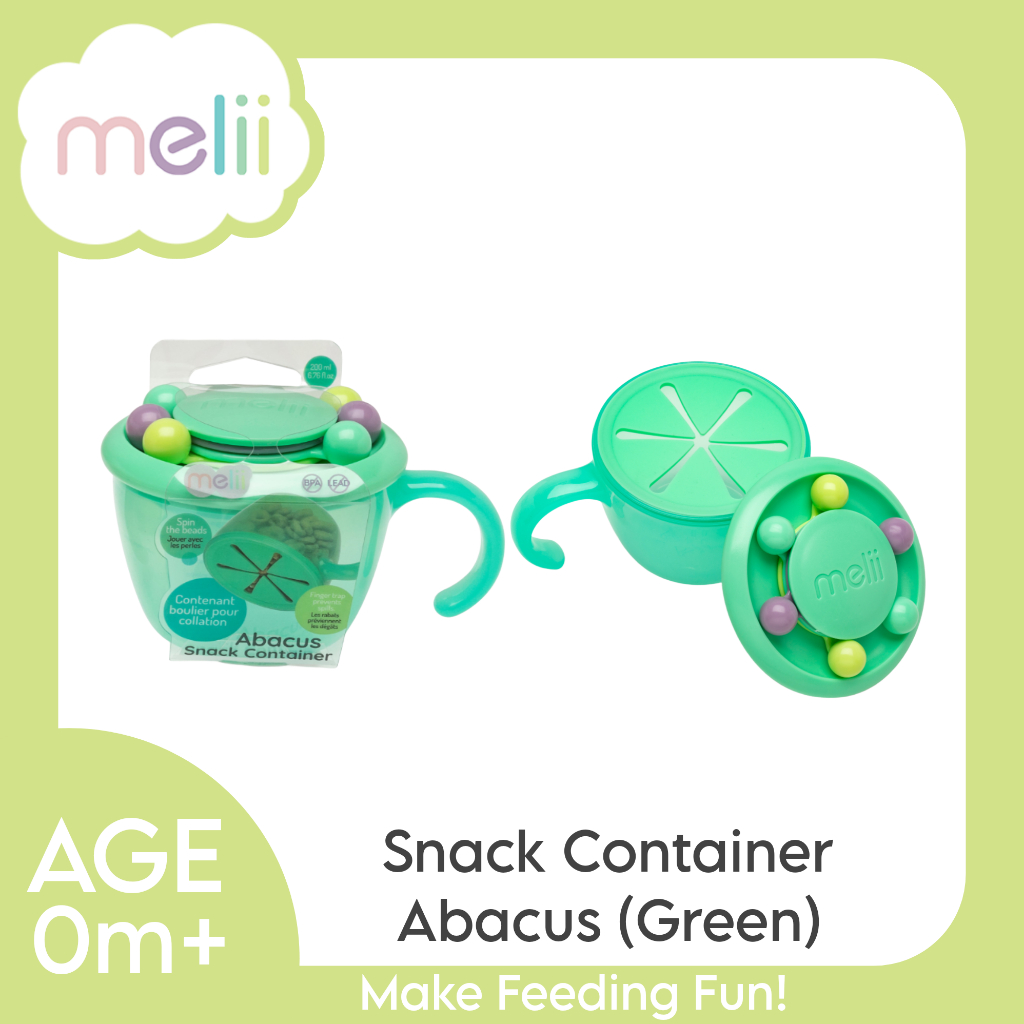 Melii Baby Abacus Snack Container with Finger Trap | Shopee Philippines