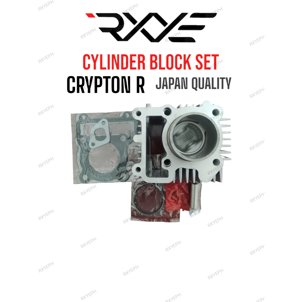 Crypton R STD 49MM Cylinder Block Set STD 4ST-E1310-00 | Shopee Philippines