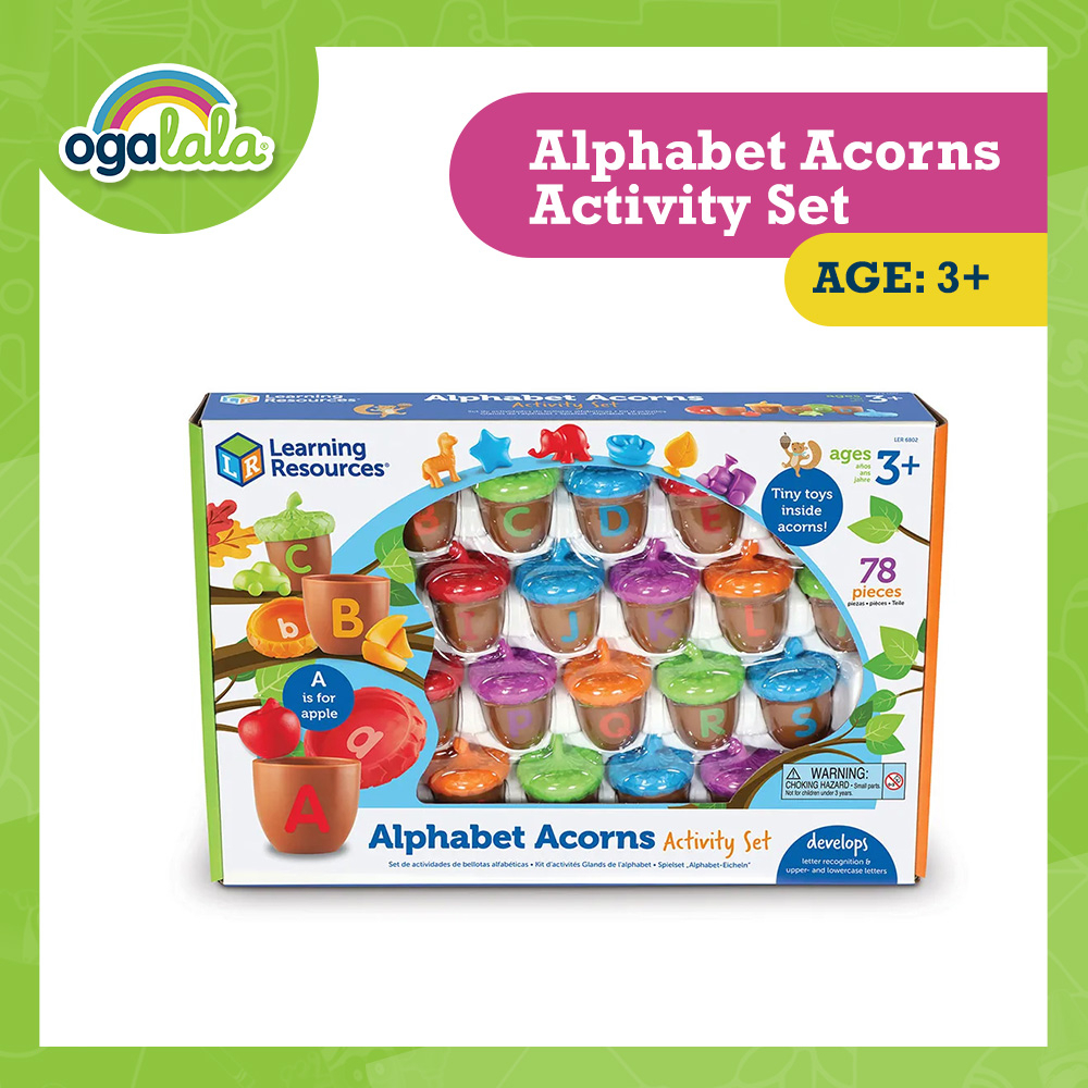 Learning Resources Alphabet Acorns Activity Set | Shopee Philippines