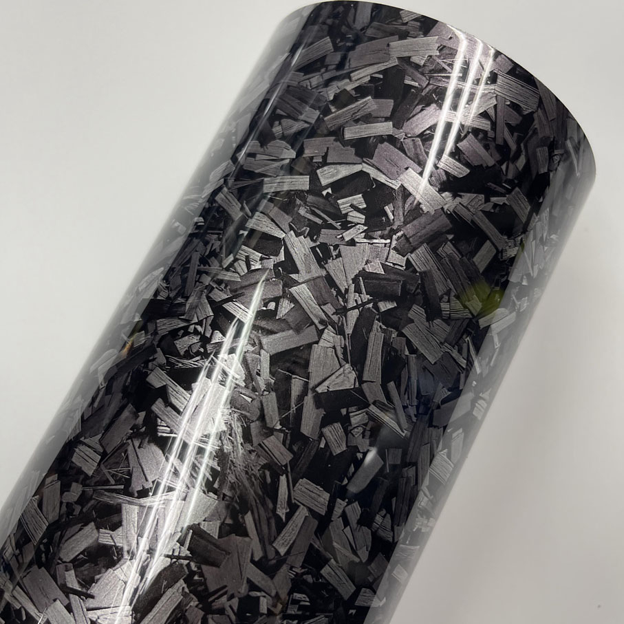 FORGED CARBON BLACK STICKER WRAP FOR CAR/MC [[ High Quality ...