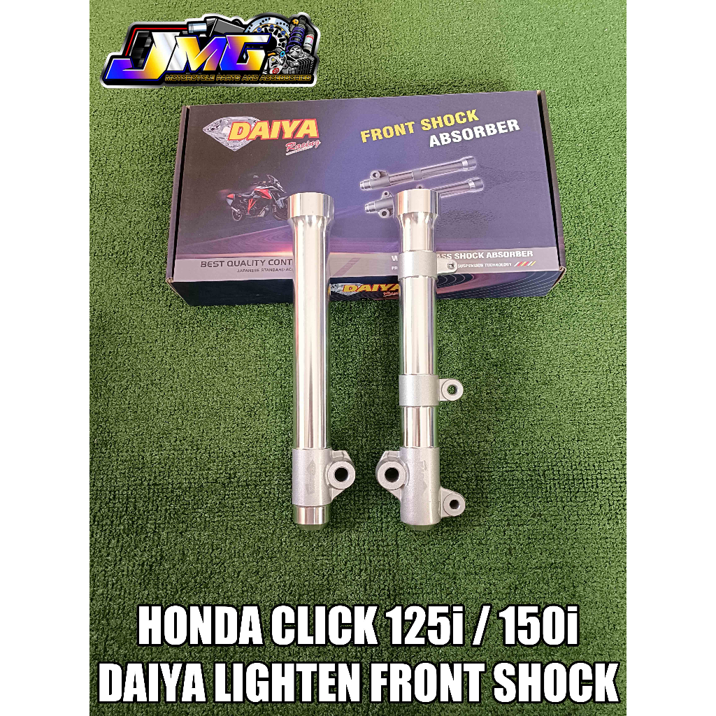 LIGHTEN FRONT SHOCK DAIYA HONDA CLICK 125i / CLICK 150i SILVER | Shopee Philippines