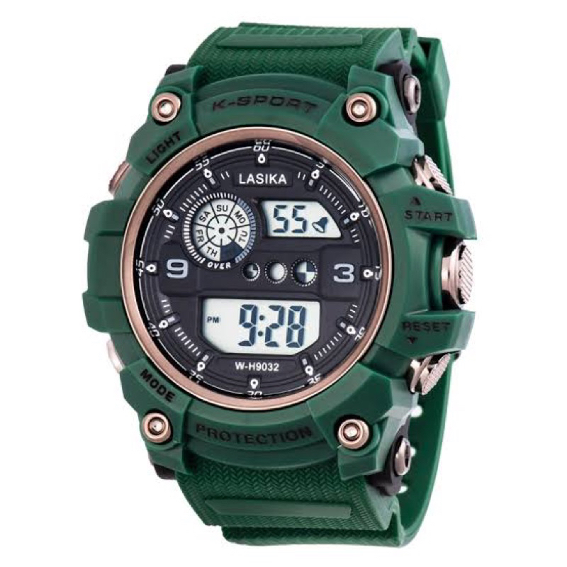 Original LASIKA W-H9032 LED Sports 100% waterproof Digital watch ...