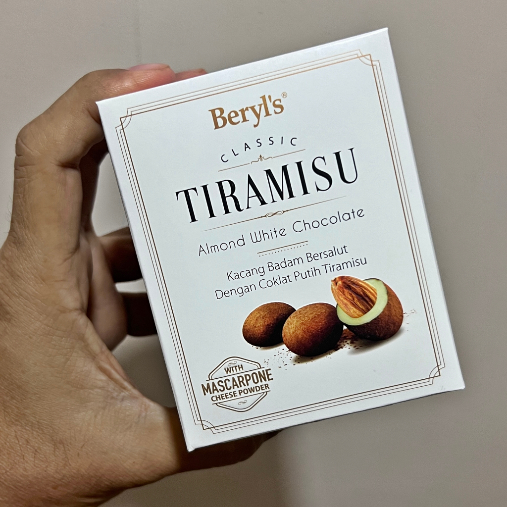Beryl's Classic Tiramisu Almond White Chocolate (100g) | Shopee Philippines