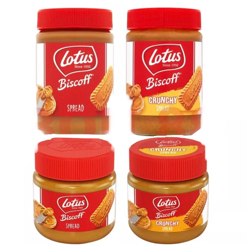 Lotus Biscoff Original Cookie Butter Spreads (Crunchy 400g/190g ...