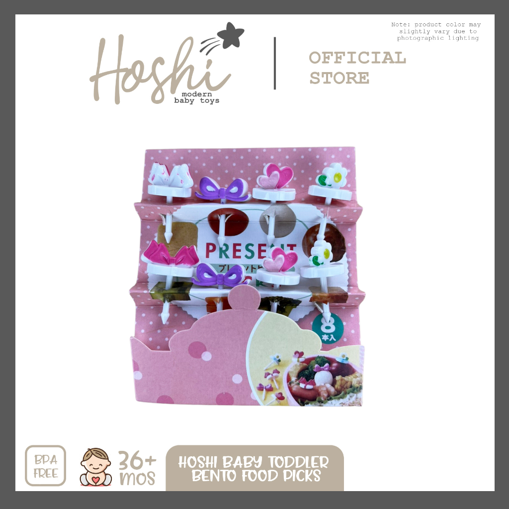 Hoshi Baby Bento Food Sticks, Food Picks for Lunch, Snacks, Fruits or ...