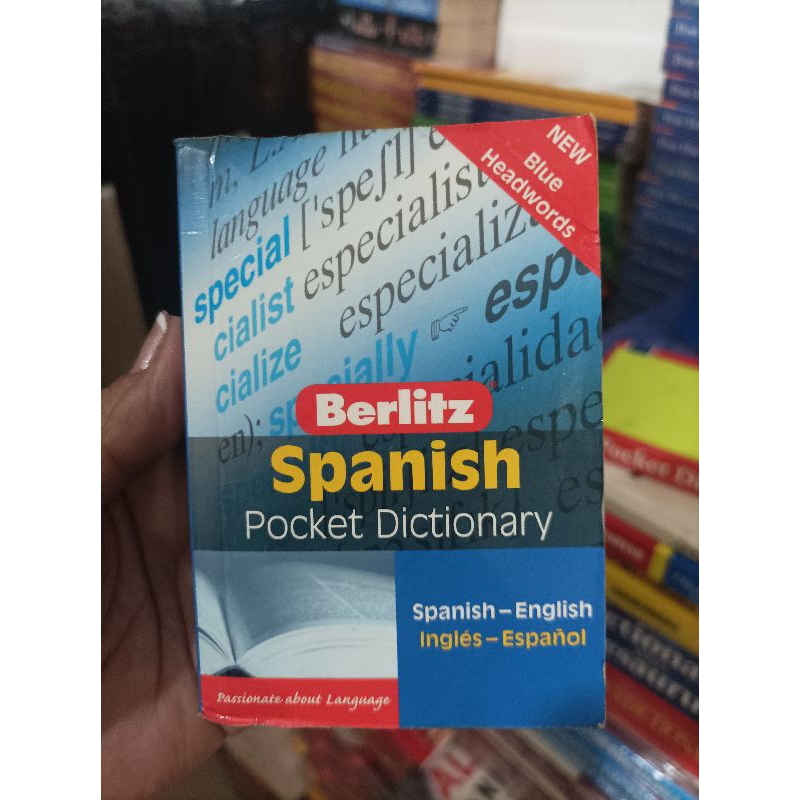Berlitz Spanish Pocket Dictionary spanish English ingles espanol ...