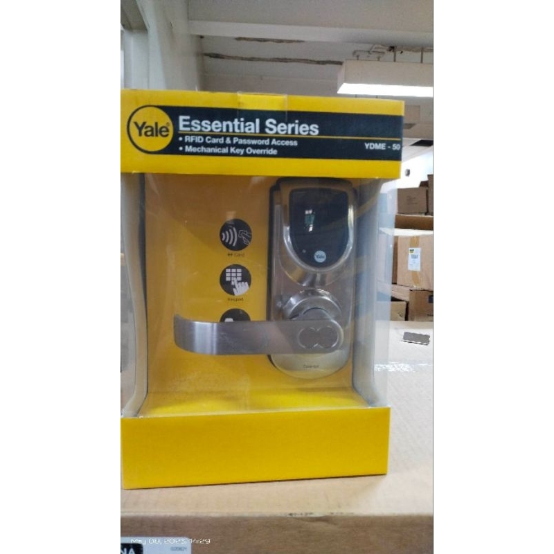 Yale digital lock deadlatch YDME-50 RFID card and pin code | Shopee ...
