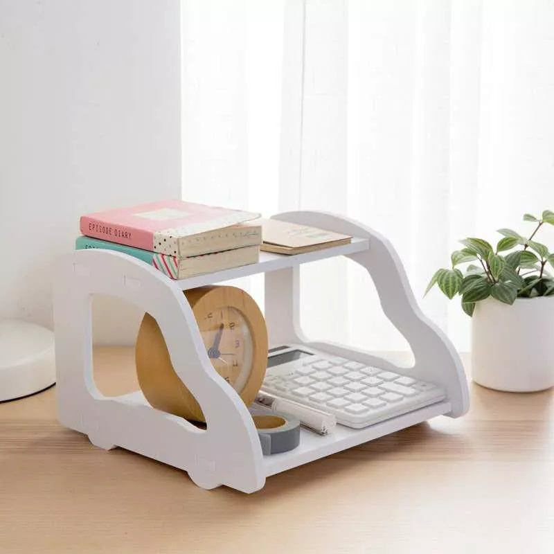 Wifi Router Shelf Set Top Box Bracket Storage Box Double Floating Shelf ...