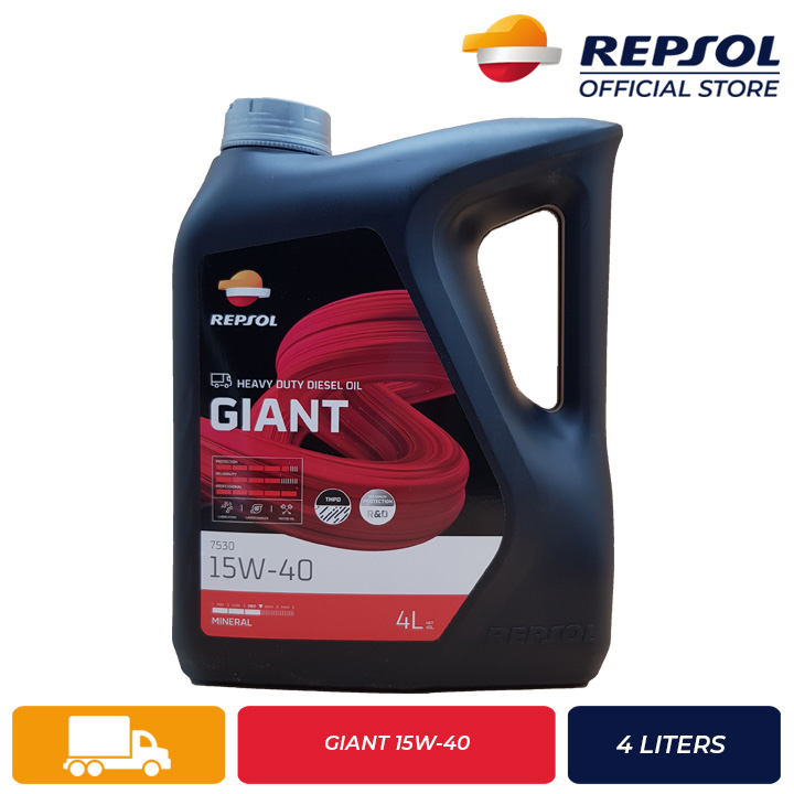 Repsol Giant 7530 15W40 Mineral 4L | Shopee Philippines