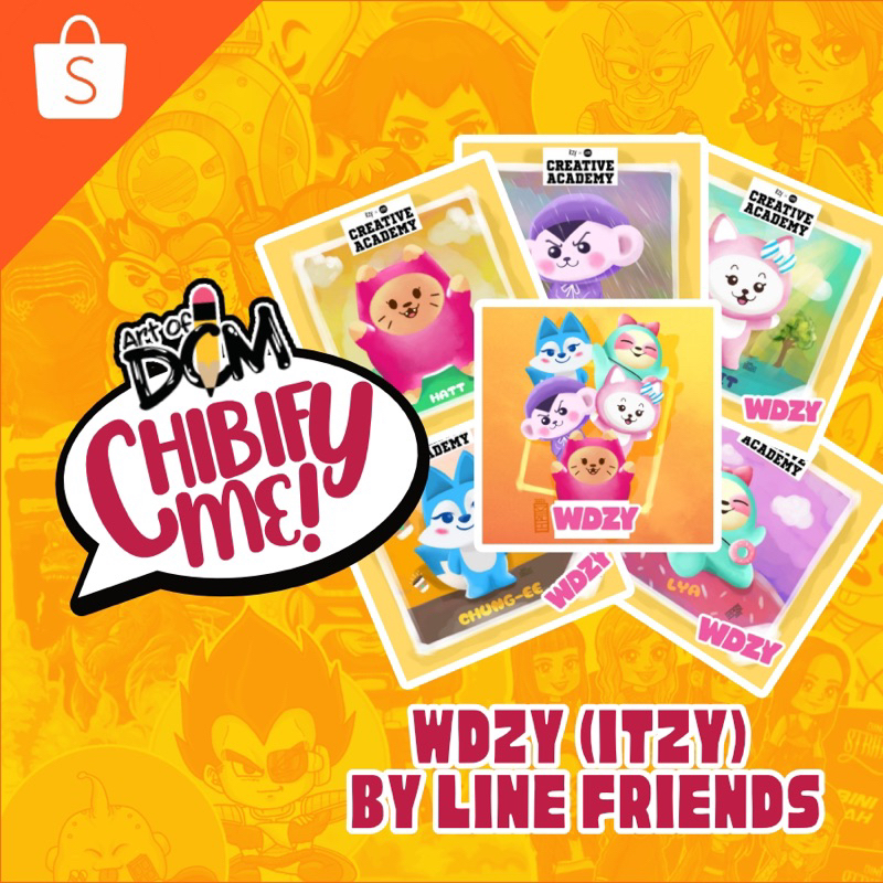KPOP SERIES FAN ART - WDZY ITZY BY LINE FRIENDS | Shopee Philippines