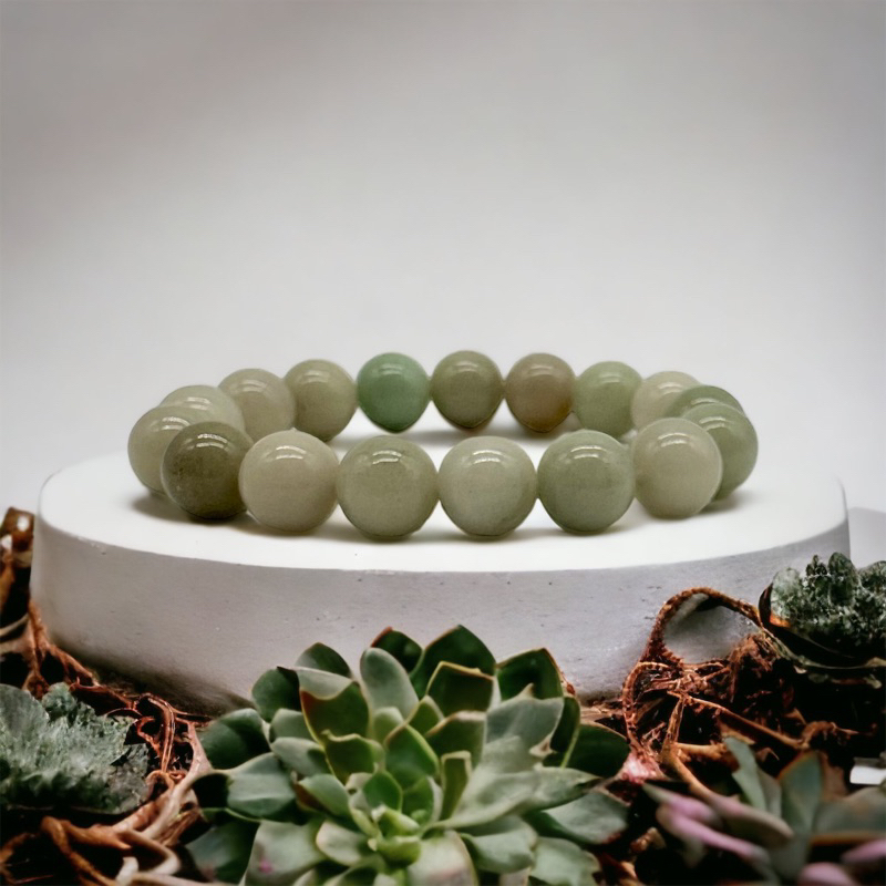 Elea Bracelet - Myanmar Jade Quality Lucky Charms Natural Stones Gift ...
