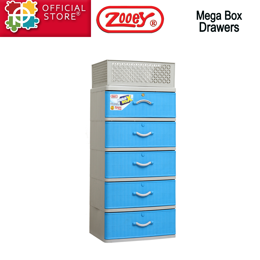 Zooey Mega Box Drawer 5 Layer Stock No. 399-5L | Shopee Philippines