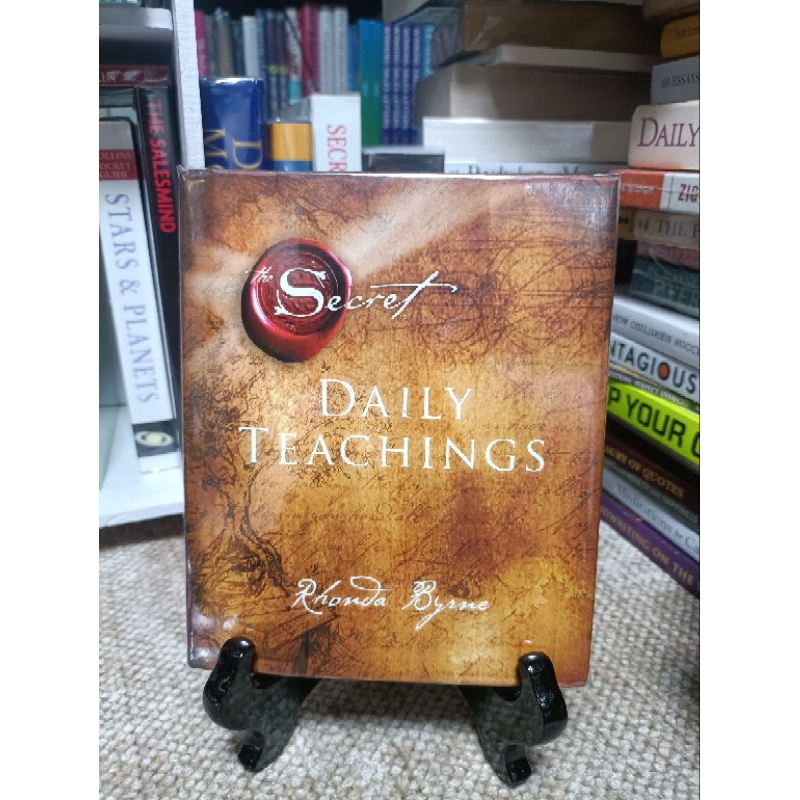 THE SECRET: DAILY TEACHINGS by RHONDA BYRNE (HARDCOVER) | Shopee ...