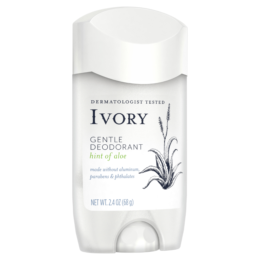 Ivory Gentle Deodorant Hint of Aloe, 2.4oz (68g) | Shopee Philippines