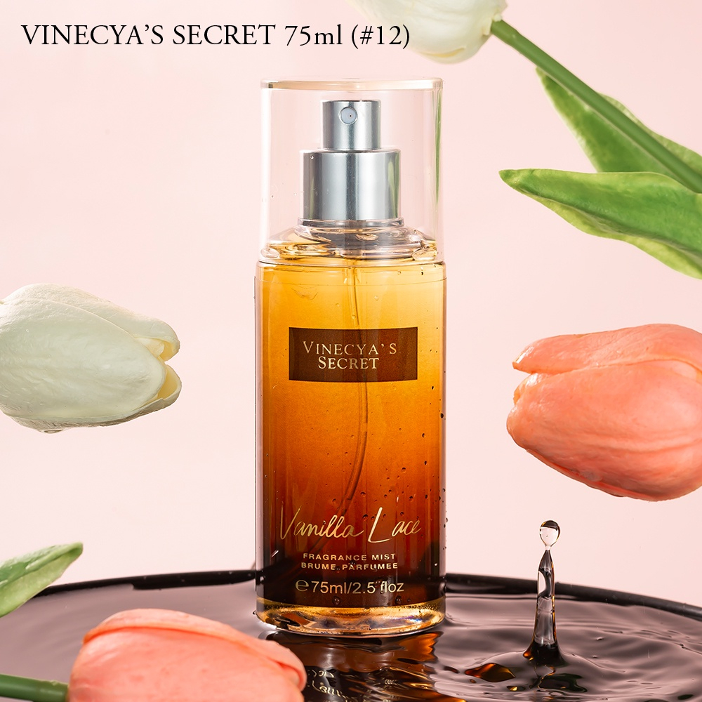 Vinecya's Secret Vanilla Lace Perfume Fragrance Mist 75ml | Shopee ...
