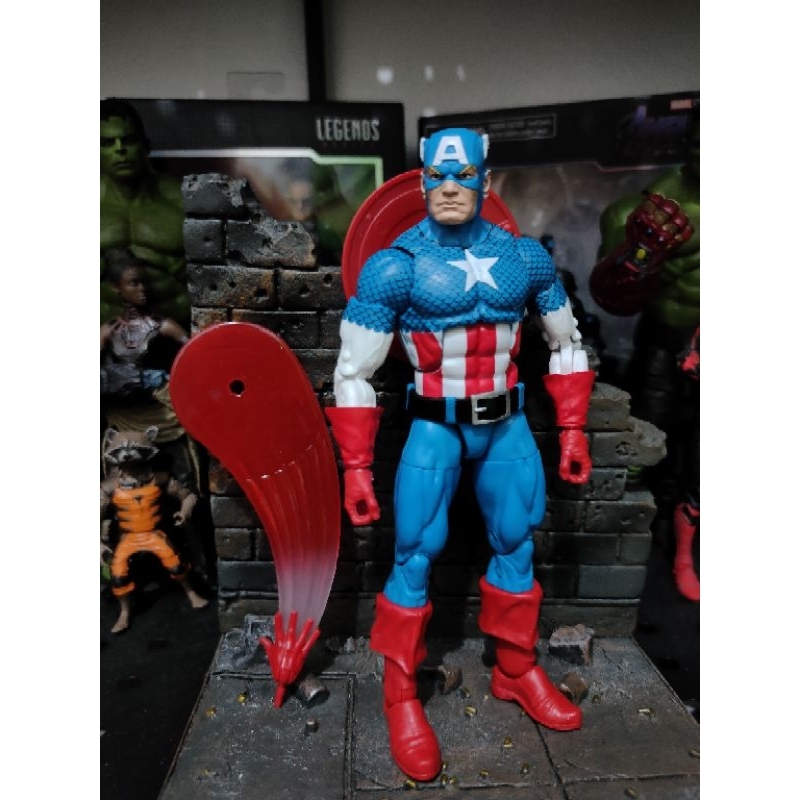 Marvel Legends Retro Captain America | Shopee Philippines
