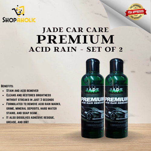JADE CAR CARE PREMIUM ACID RAIN REMOVER SET 2 /REMOVE ACID RAIN MARKS ...