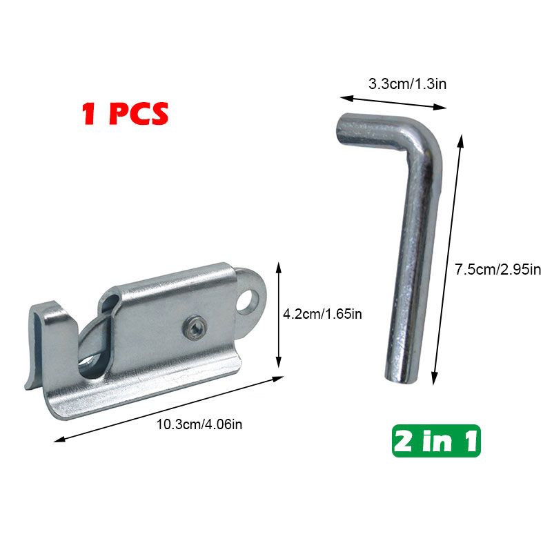 2in1 Stainless steel pig cage lock automatic latch lock cage lock pig ...