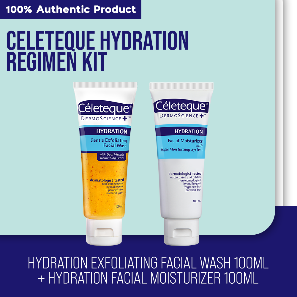 Celeteque Best in Hydration Starter Kit (Hydration Exfo Wash 100ml ...