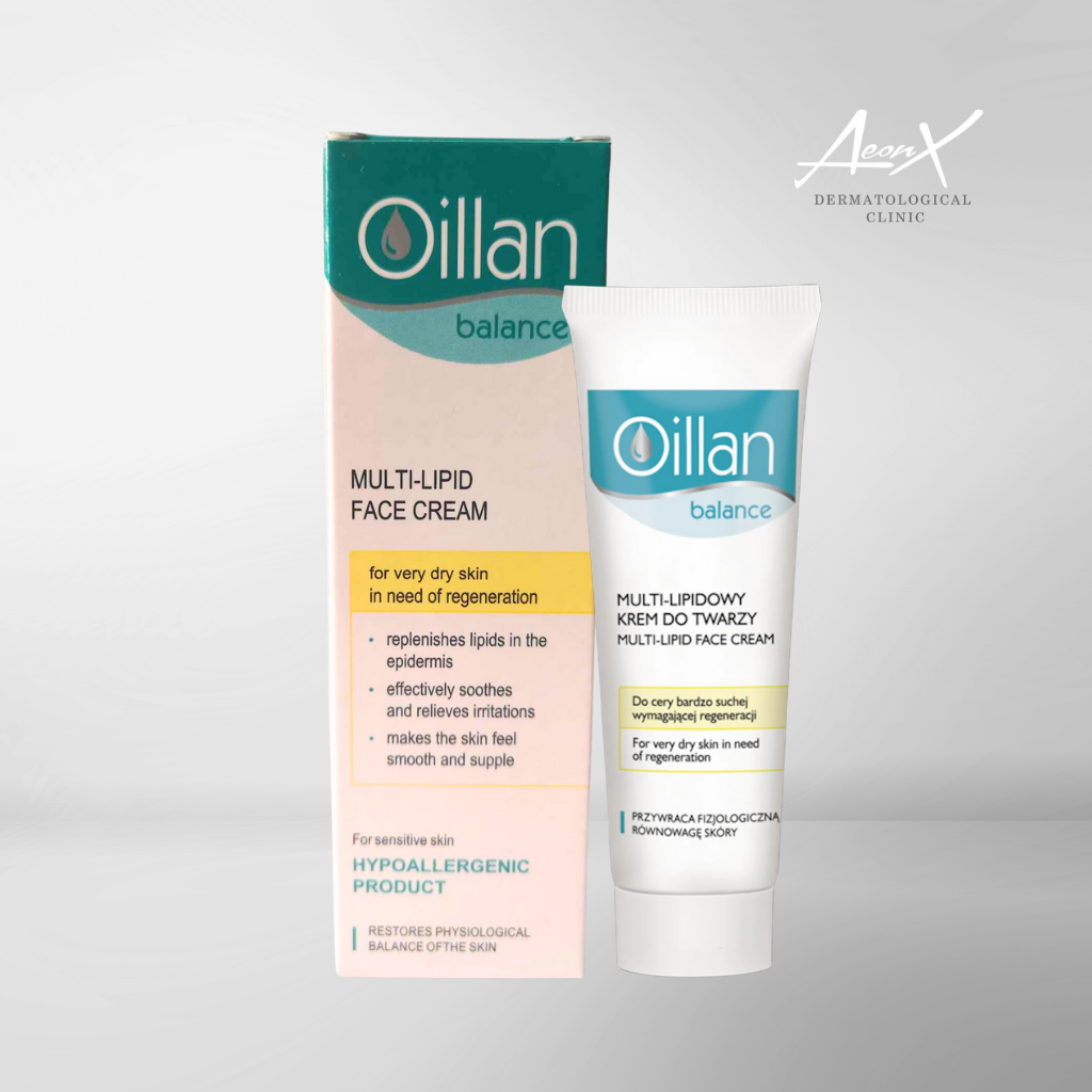 Oillan Multi-Lipid Facecream for VERY dry skin with Hyaluronic Acid (40 ...