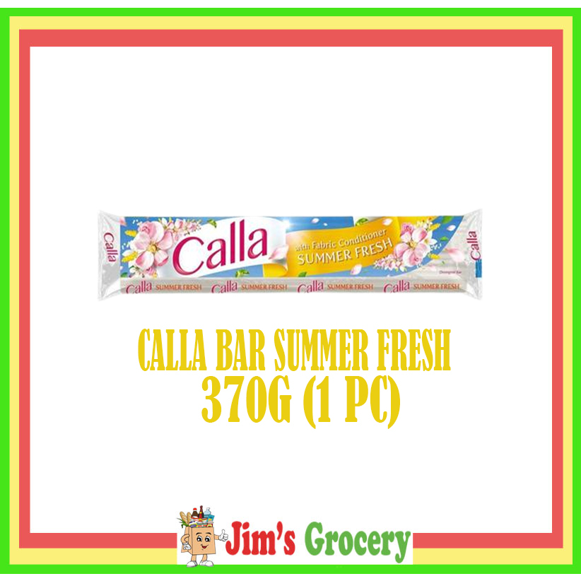 JIMS CALLA LAUNDRY BAR SUMMER FRESH (YELLOW) 370G (1PC) | Shopee ...