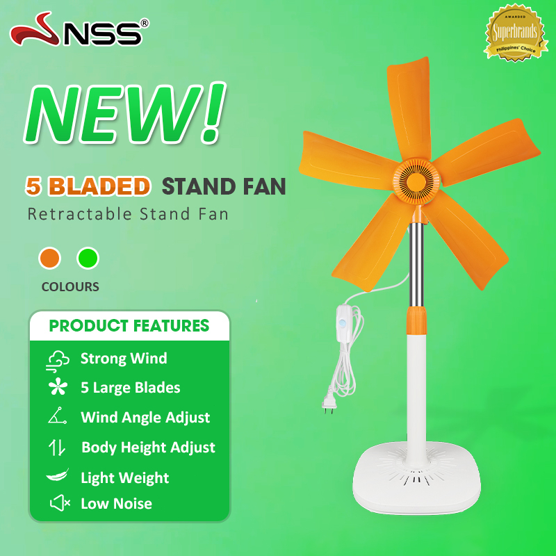 NSS 5 Blades Stand Fan Electric Stand Fan Sale Home Fan Floor Fan ...