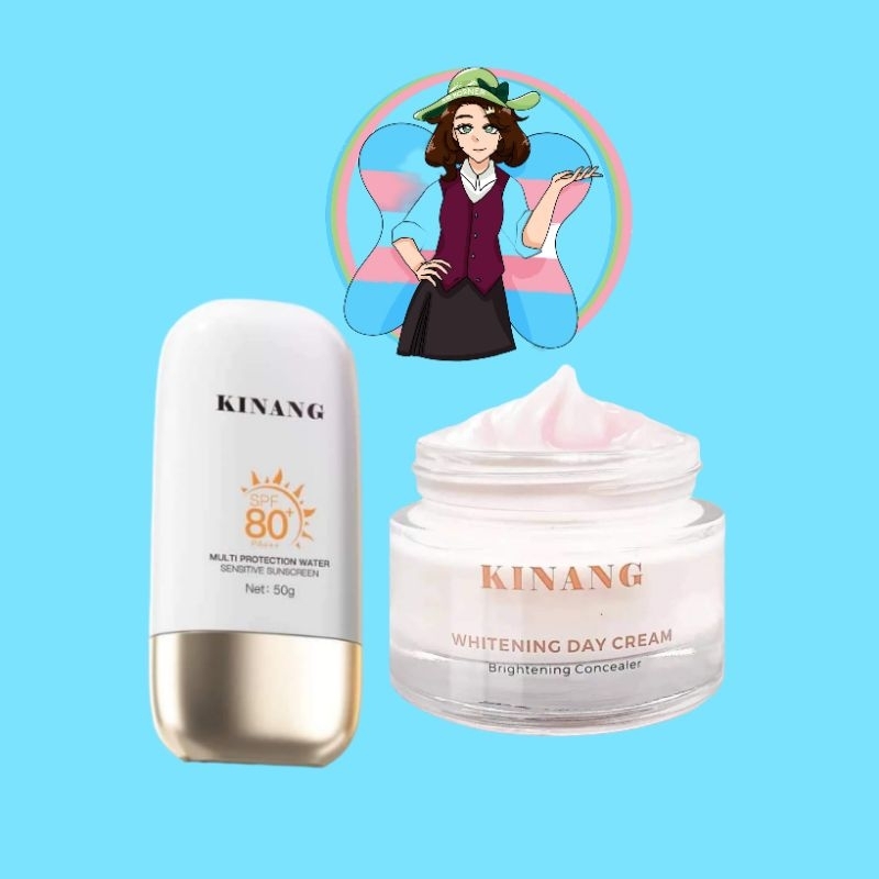COMBO FACIAL SET (KINANG SUNSCREEN SPF80 PA++ DAYCREAM) | Shopee ...