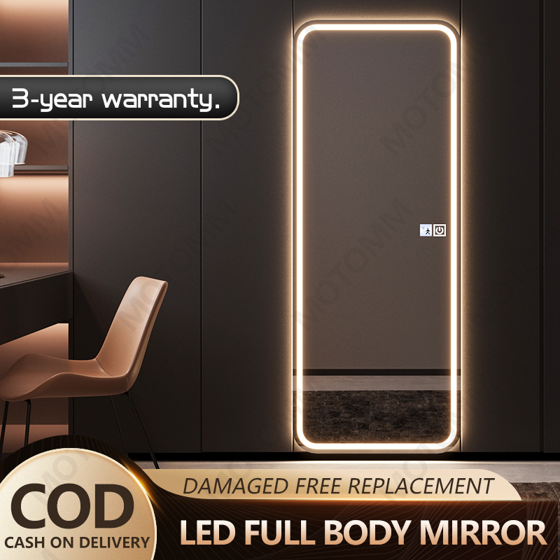 Full length mirror modern smart LED dressing mirror Nordic style living ...