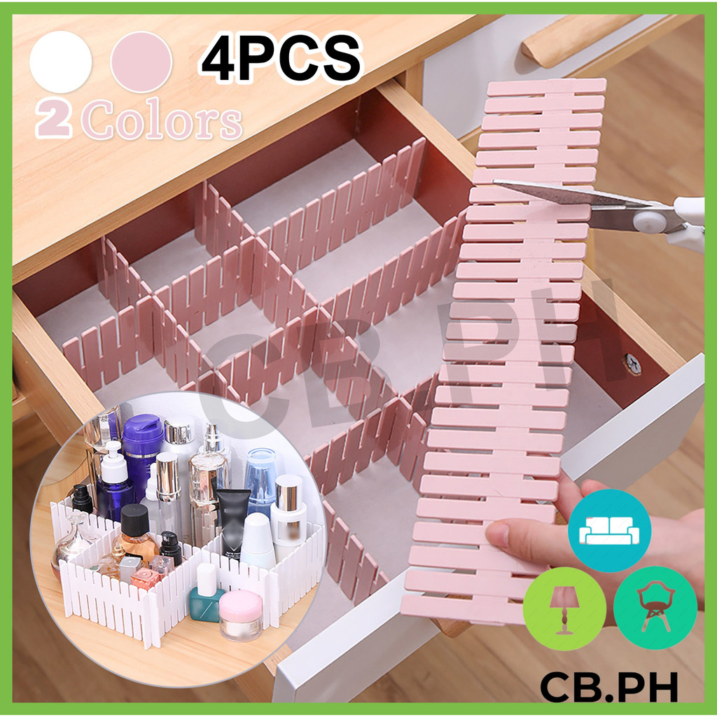 CB.PH Drawer Divider Adjustable DIY Storage Organizer Separator For ...