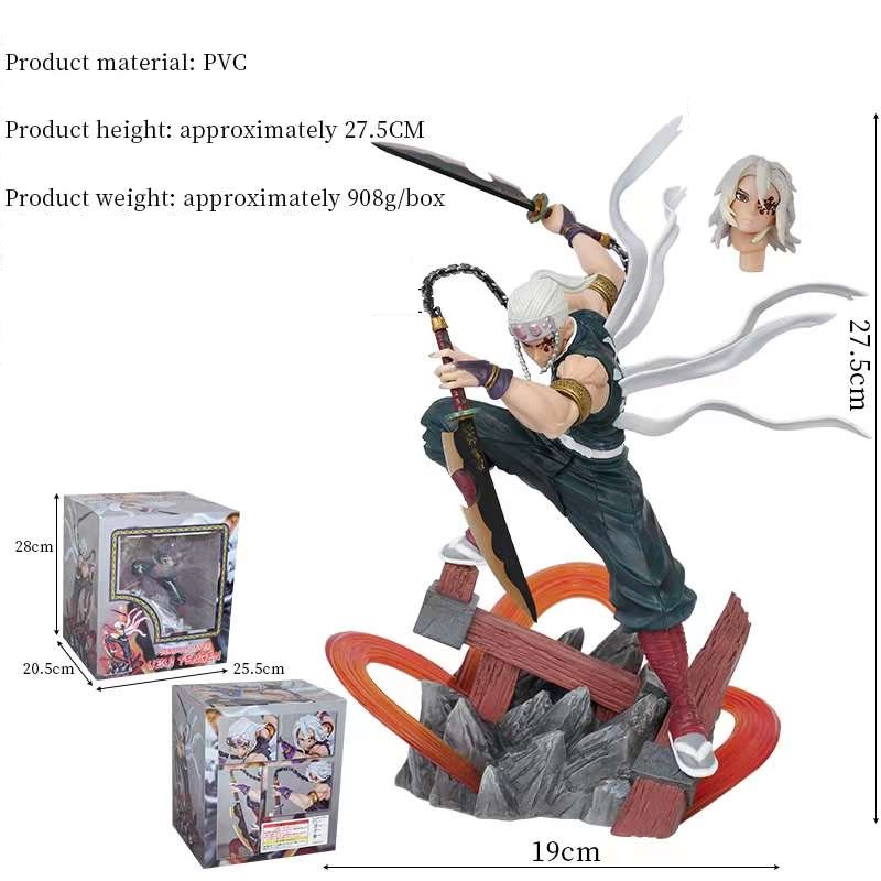 Demon Slayer Uzui Tengen PVC Figure Anime Gk Tengen Battle 27.5cm ...