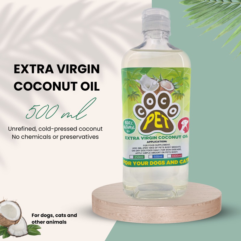 Coco Pet Organic Virgin Coconut Oil: 250ml and 500ml VCO for Dogs ...