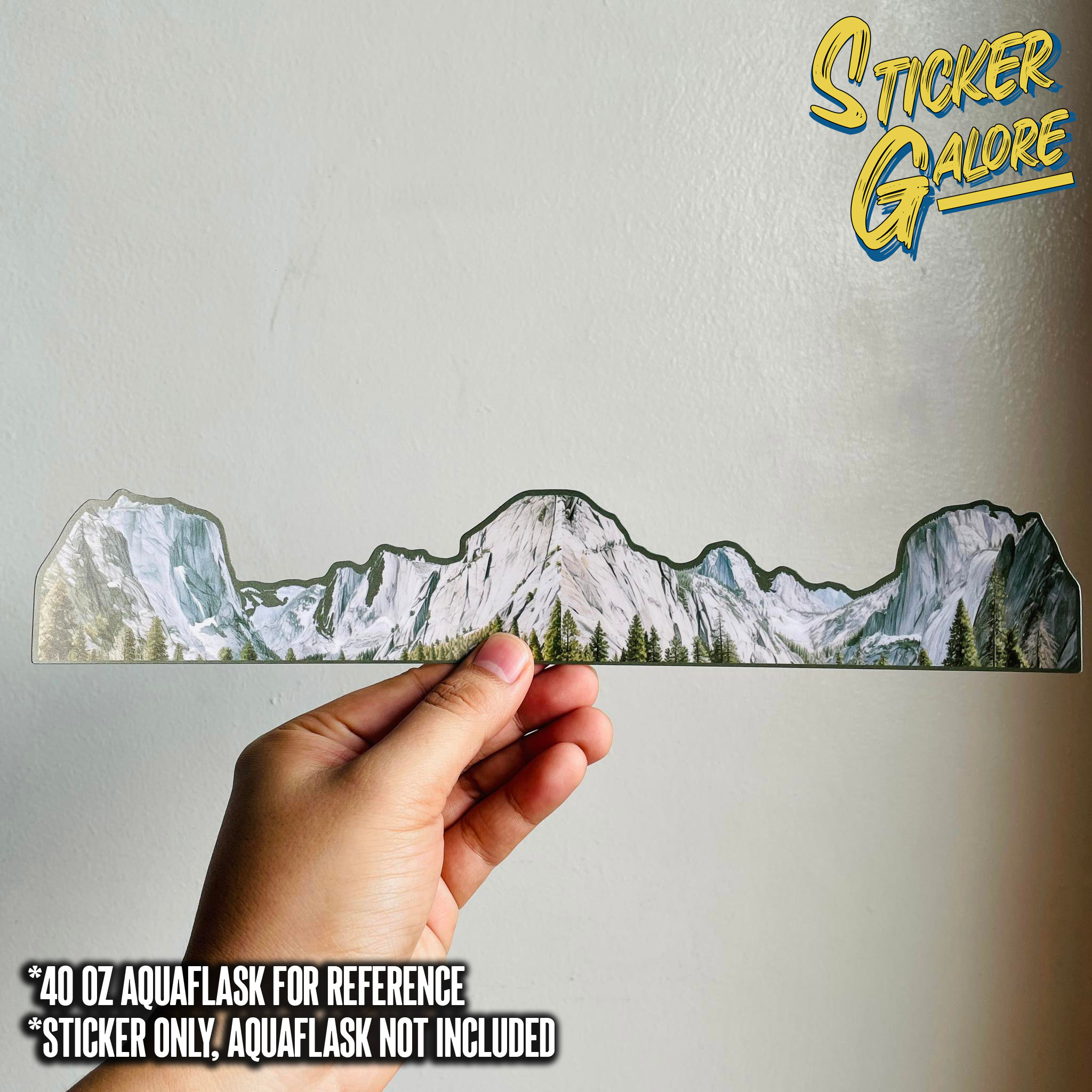 YOSEMITE AQUAFLASK INFINITY STICKER (WATERPROOF AND SCRATCH PROOF ...