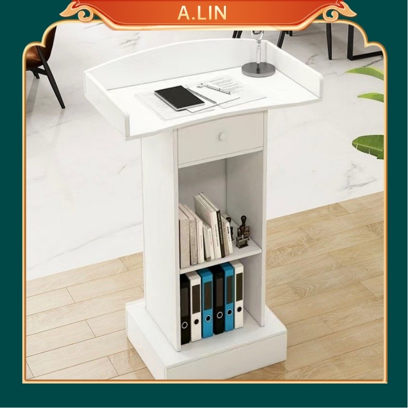 Upgraded small modern podium welcome desk speech desk reception desk ...